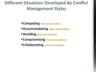 Managing conflict | PPTX