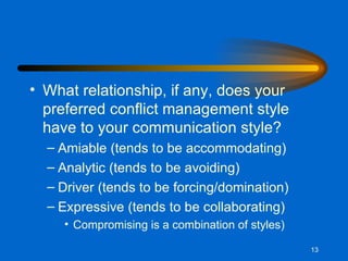 Managing conflict | PPT