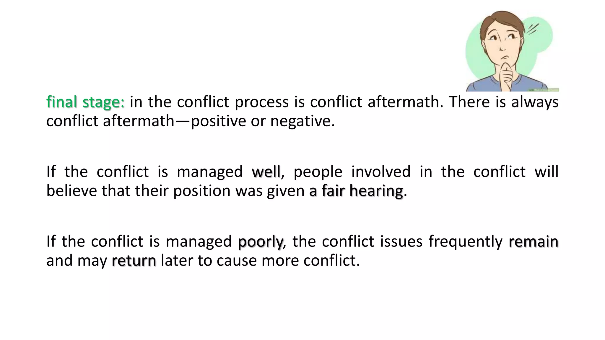 Managing conflict and building team, delegation and | PPTX
