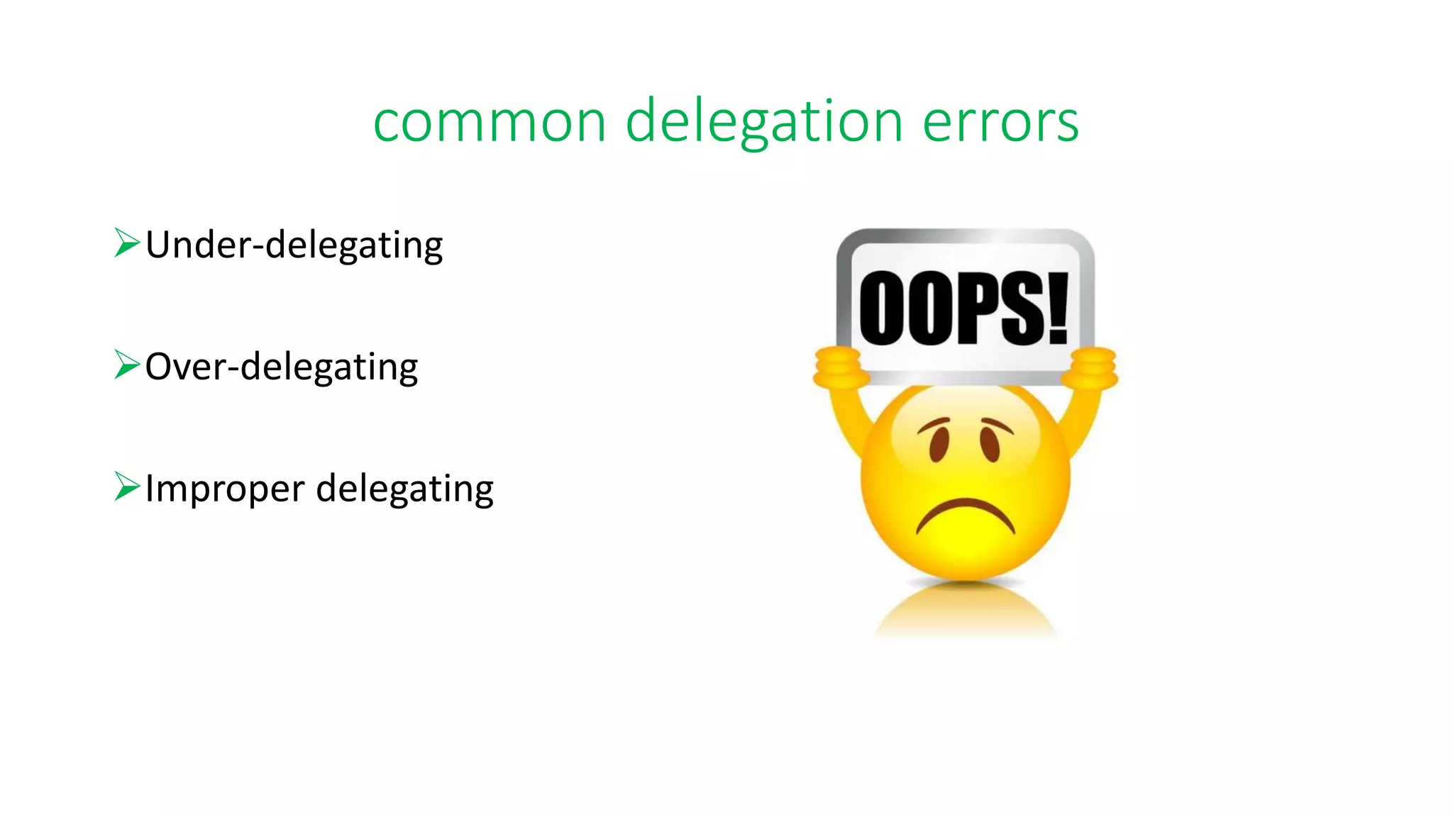 Managing conflict and building team, delegation and | PPTX