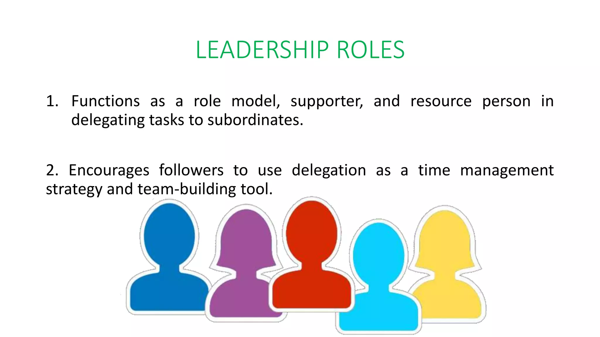 Managing conflict and building team, delegation and | PPTX