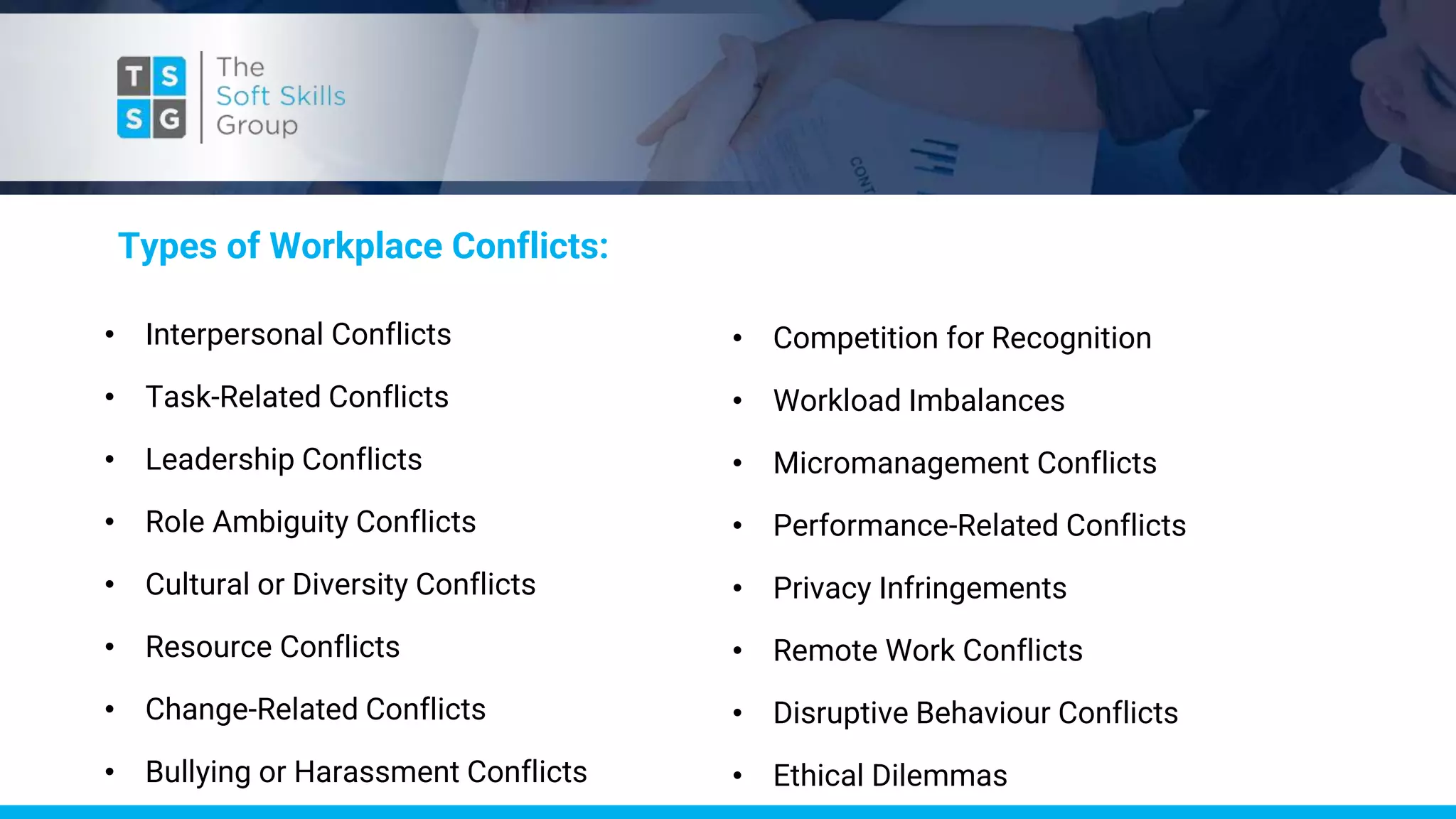 Conflict Resolution Skills Training | PPTX