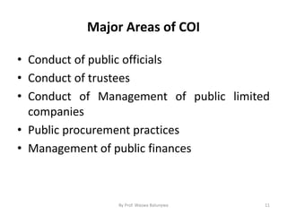 Managing conflict of interest | PPTX