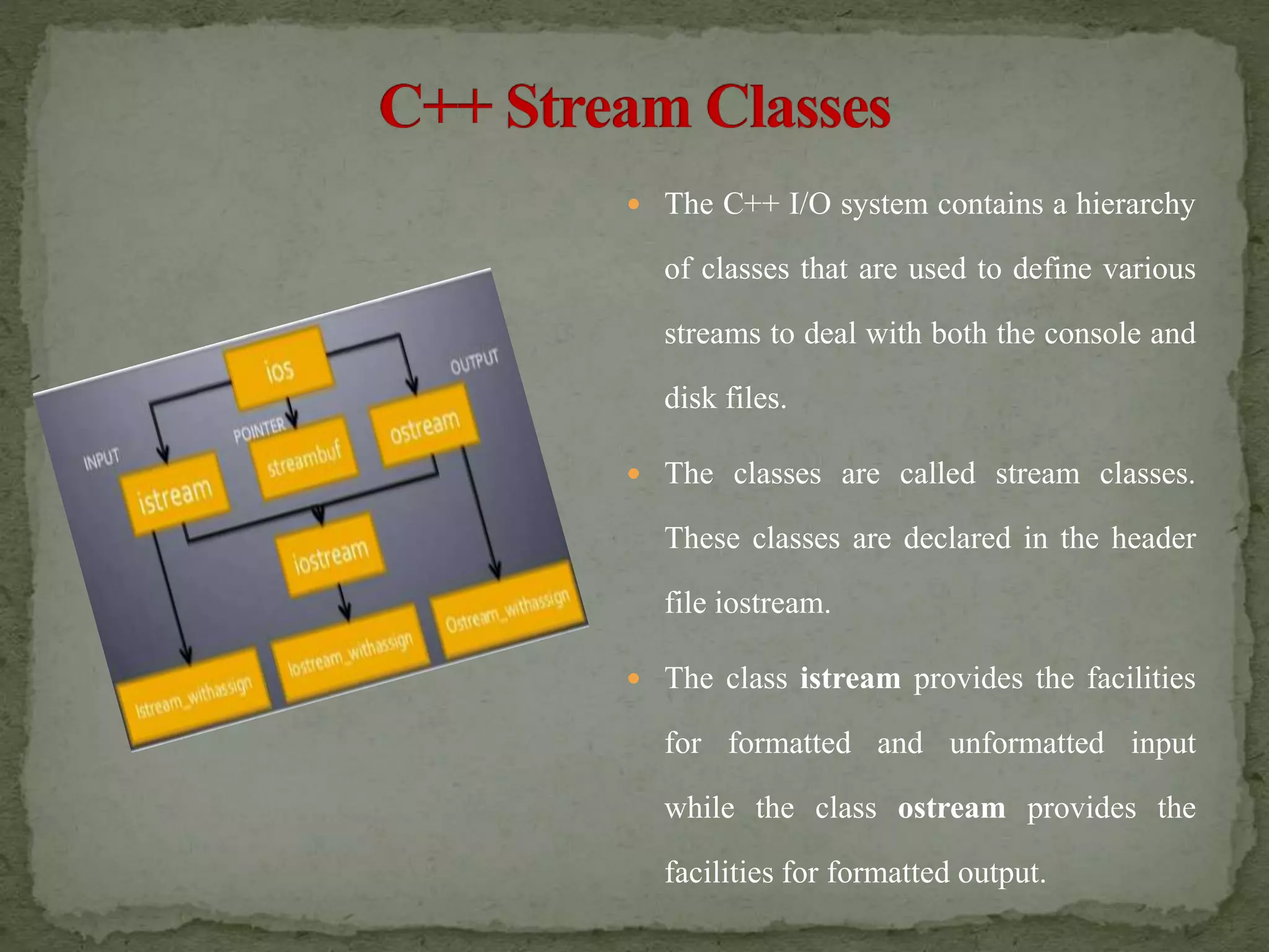 Managing console input | PPT