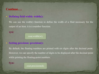 Managing console input | PPT