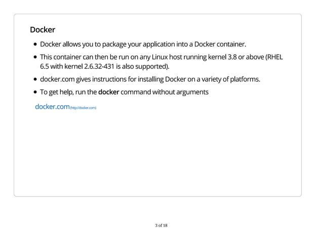 Managing Docker Containers Ppt