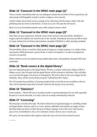 Publication cover management in a library system (text) | PDF