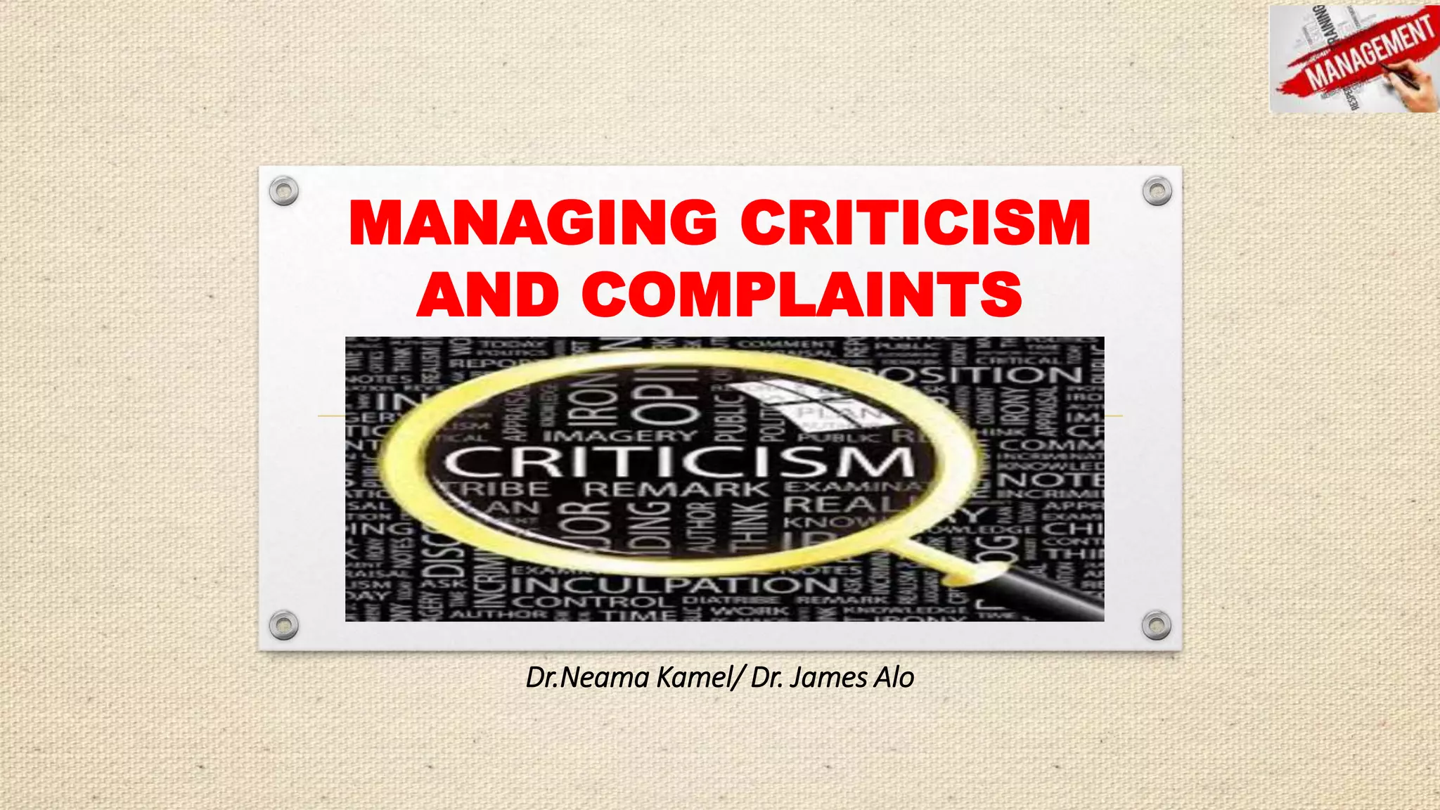 Managing Criticism and Complaints.pptx