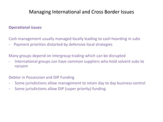 Managing cross border and international turnarounds | PPTX | Legal ...