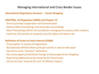 Managing cross border and international turnarounds | PPTX | Legal ...