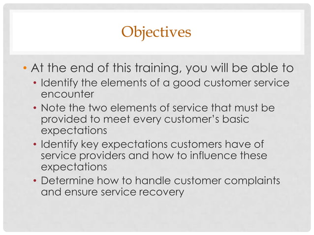 Managing Customer Expectations | PPTX | Dating | Family and Relationships