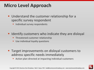 Managing Customer Loyalty - Micro and Macro Approach | PPTX