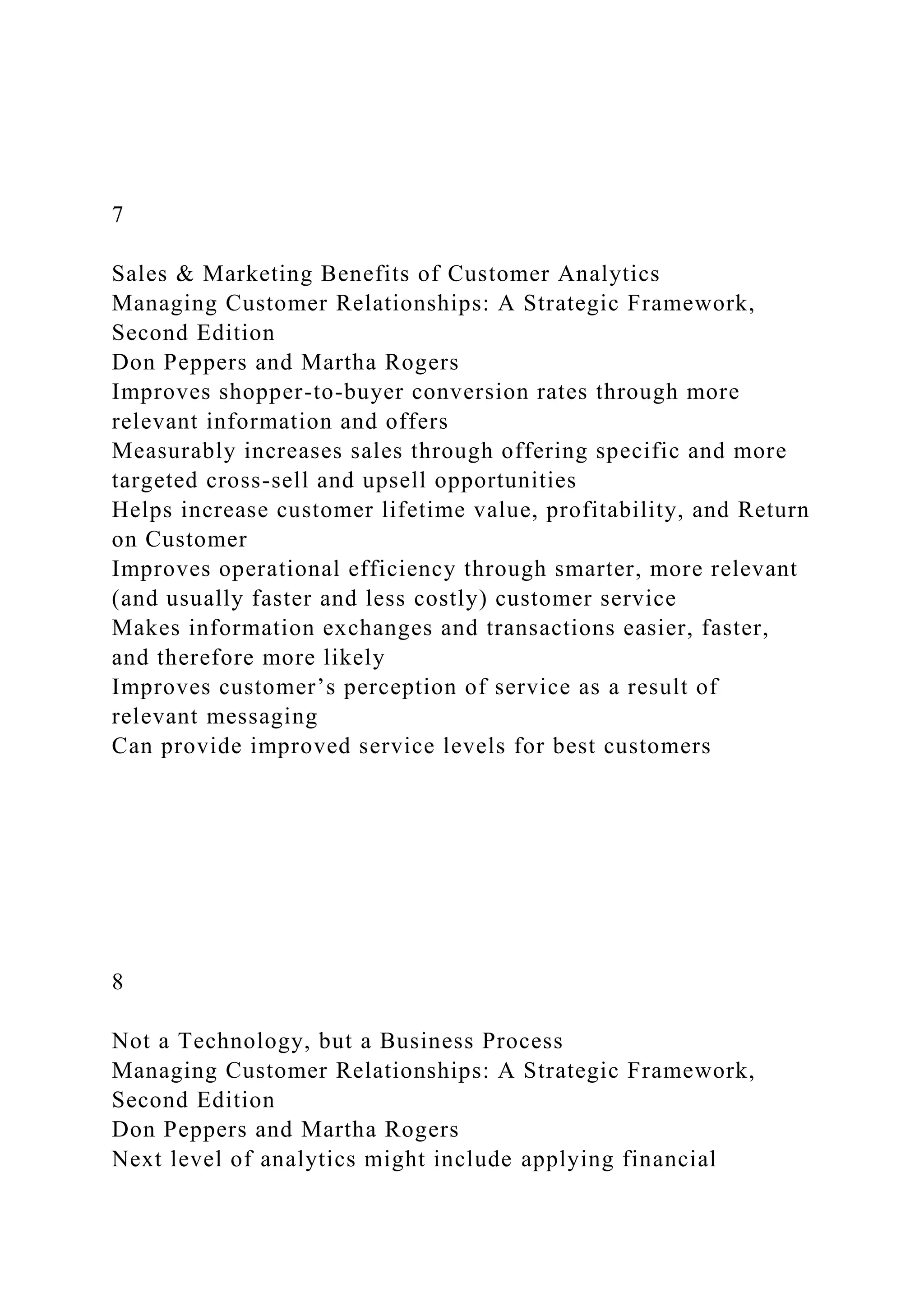 Managing Customer Relationships A Strategic FrameworkChapte.docx