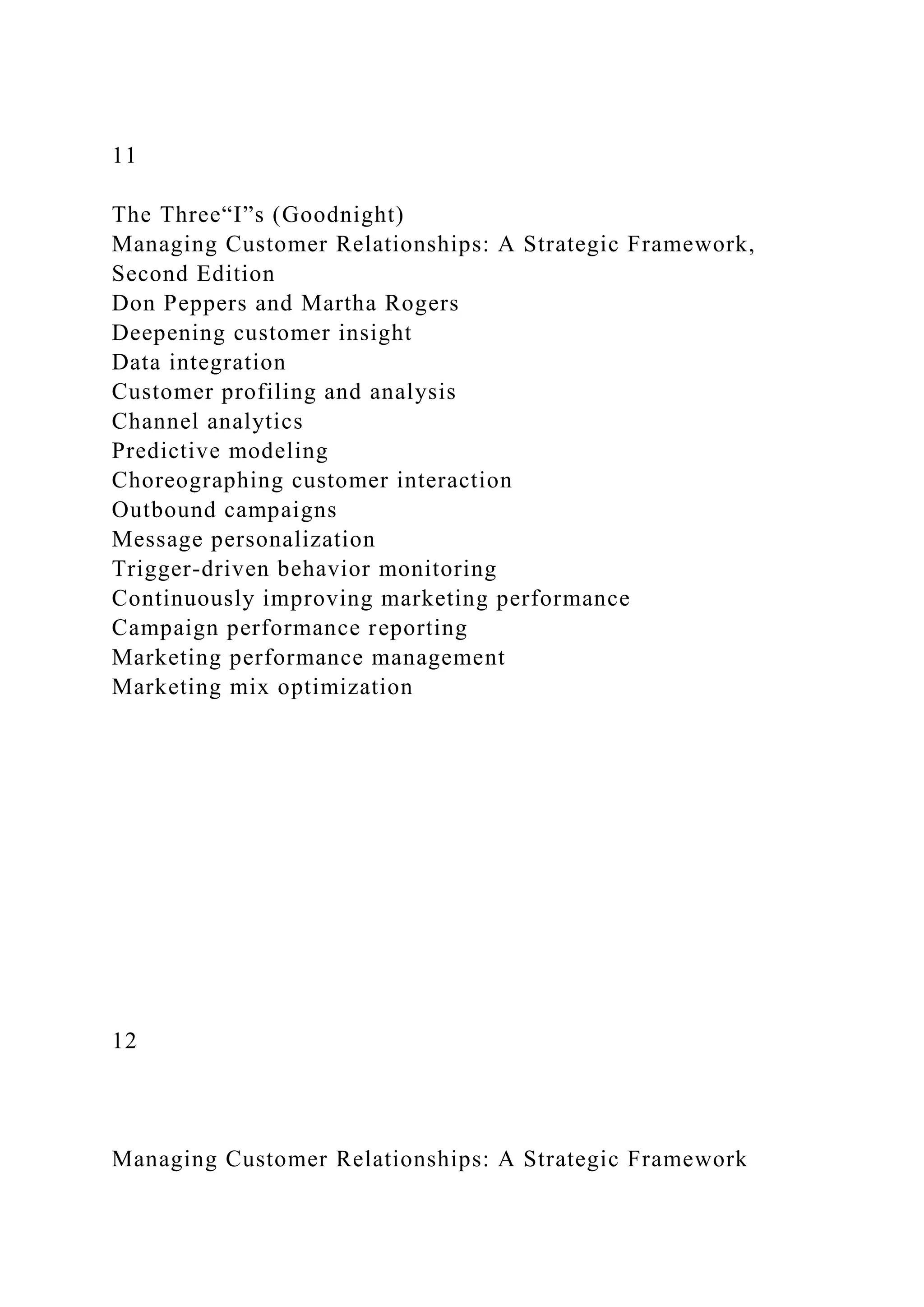 Managing Customer Relationships A Strategic FrameworkChapte.docx