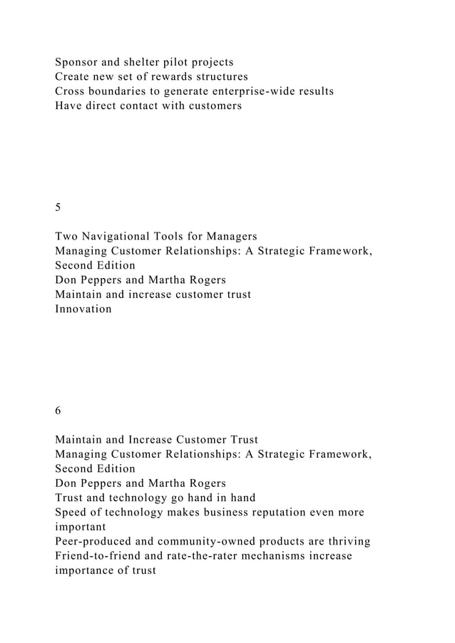 Managing Customer Relationships A Strategic FrameworkChapte.docx