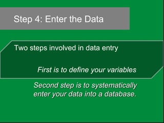 Managing data and defining variables | PPT