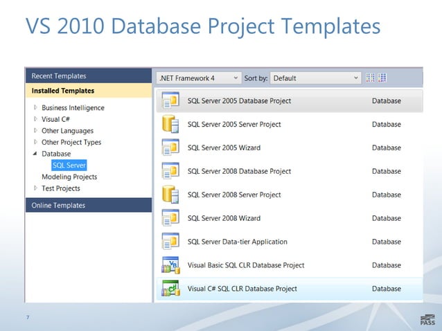 Managing database project with Visual Studio SSDT and TFS | PPTX