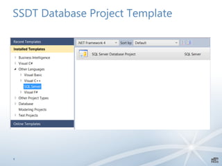Managing database project with Visual Studio SSDT and TFS | PPT