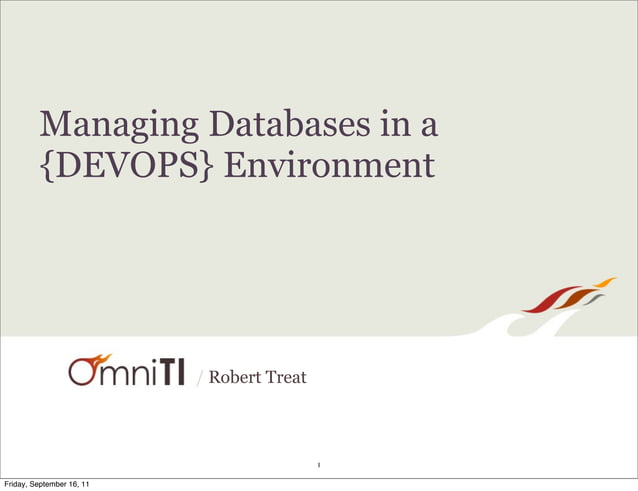 Managing Databases In A DevOps Environment | PDF | Databases | Computer Software and Applications