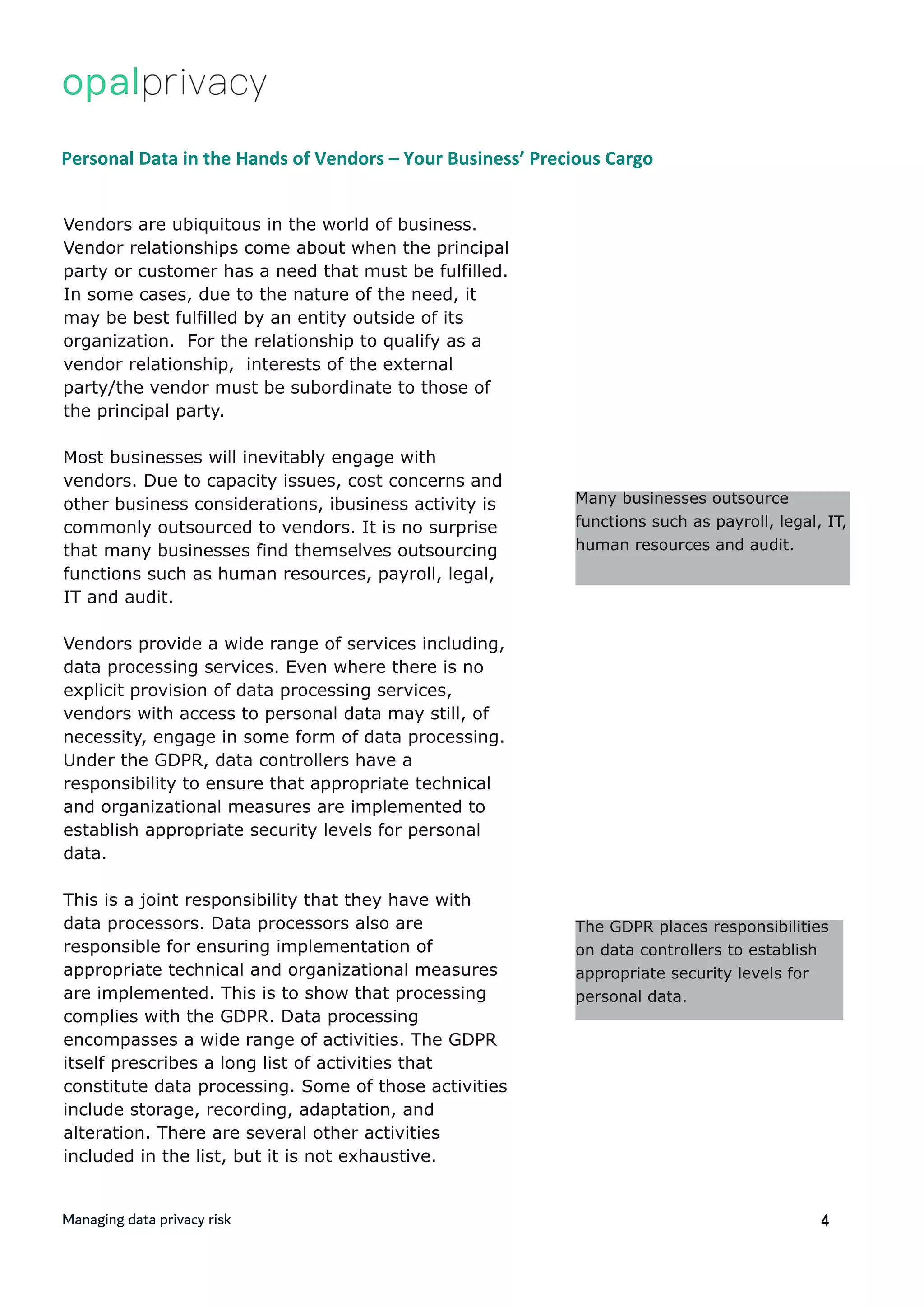 Managing data privacy risk | PDF