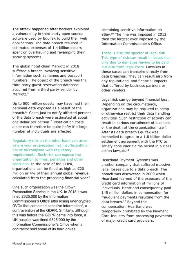 Managing data privacy risk | PDF