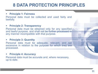 Managing Data Protection guide powerpoint presentation | PPT