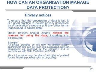 Managing Data Protection guide powerpoint presentation | PPT