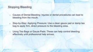 Managing Dental Emergencies: Your Guide to Quick Relief | PPTX