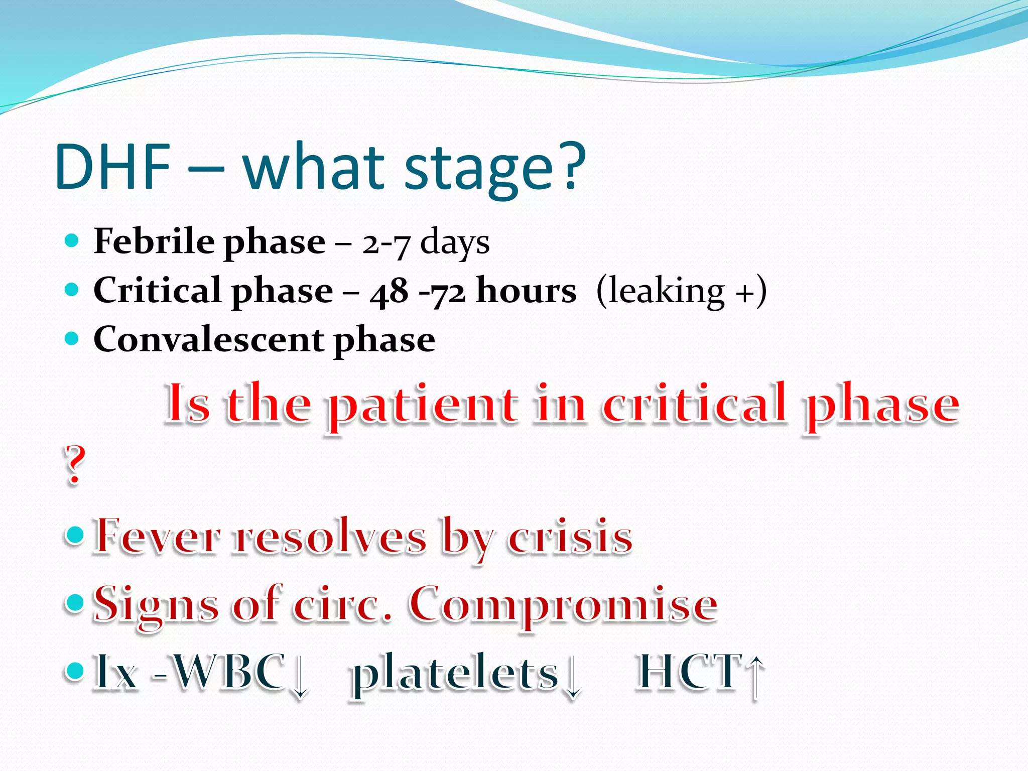 Managing DHF in children: pitfalls & challenges | PPTX