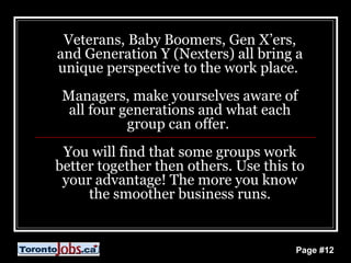 Managing Different Generations | PPT