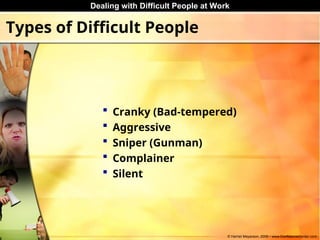 Managing Difficult Employees: Strategies for Effective Leadership | PPT