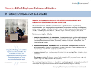 Managing difficult employees | PDF