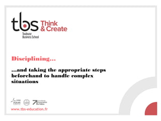 Managing difficult situations and discipline | PPT