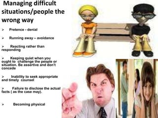 Managing Difficult Situations and People | PPTX