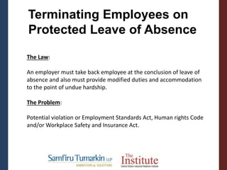 Managing Difficult Terminations | PPTX | Government Support and Welfare ...