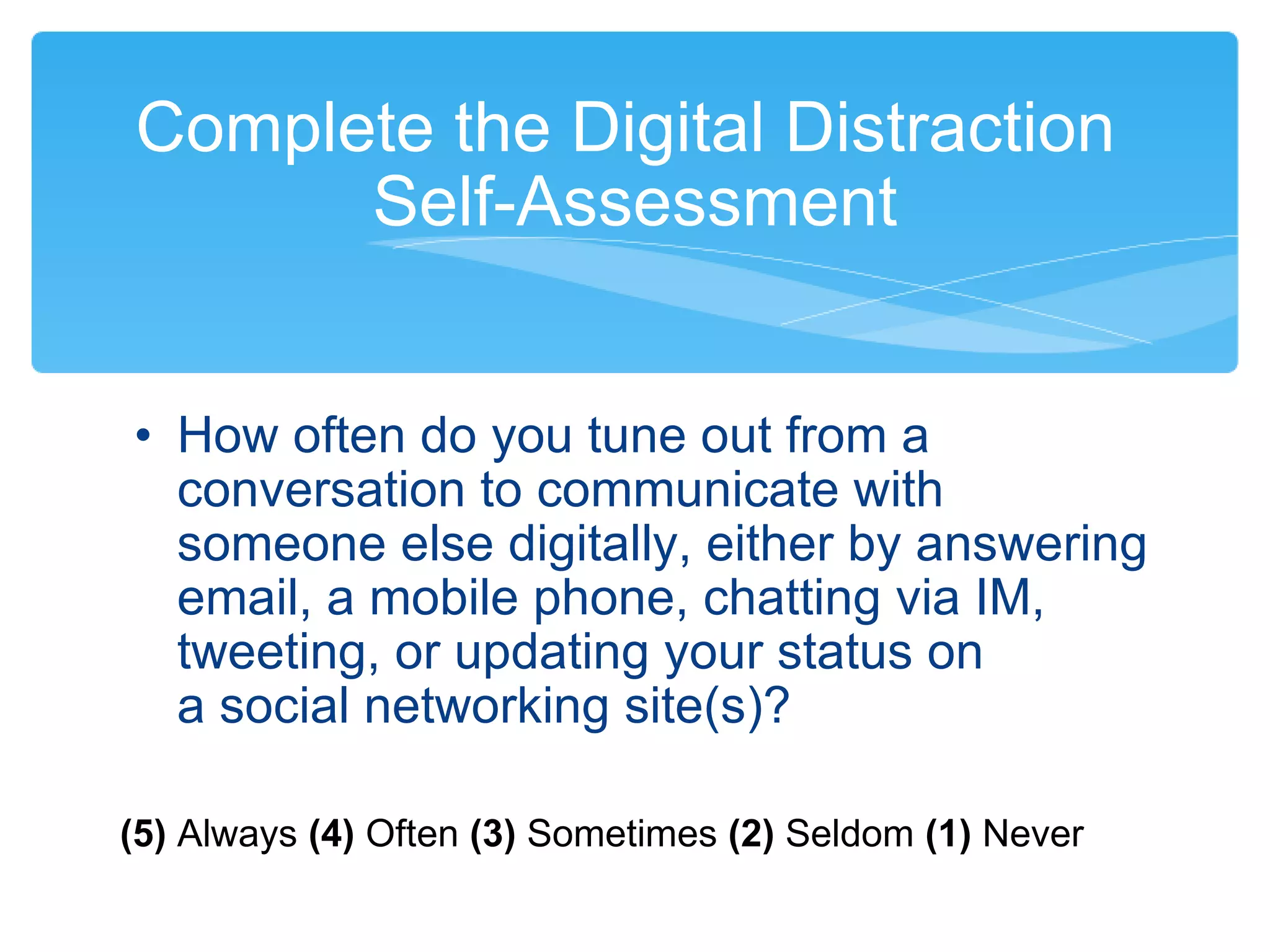 Managing digital distraction v3 | PPT