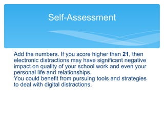 Managing digital distraction v3 | PPT