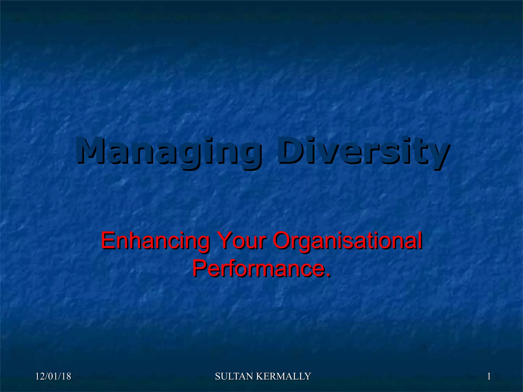 Managing Diversity | PPT