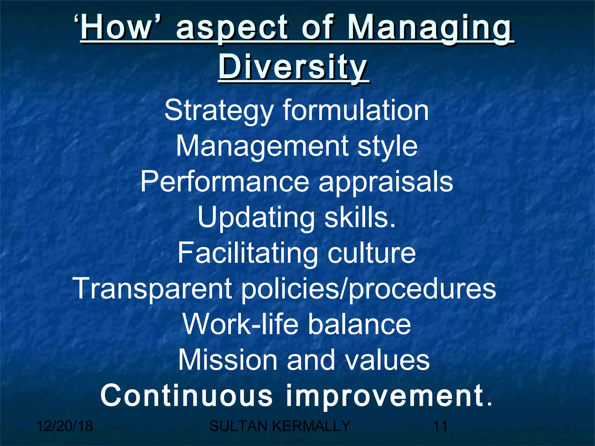Managing diversity | PPT