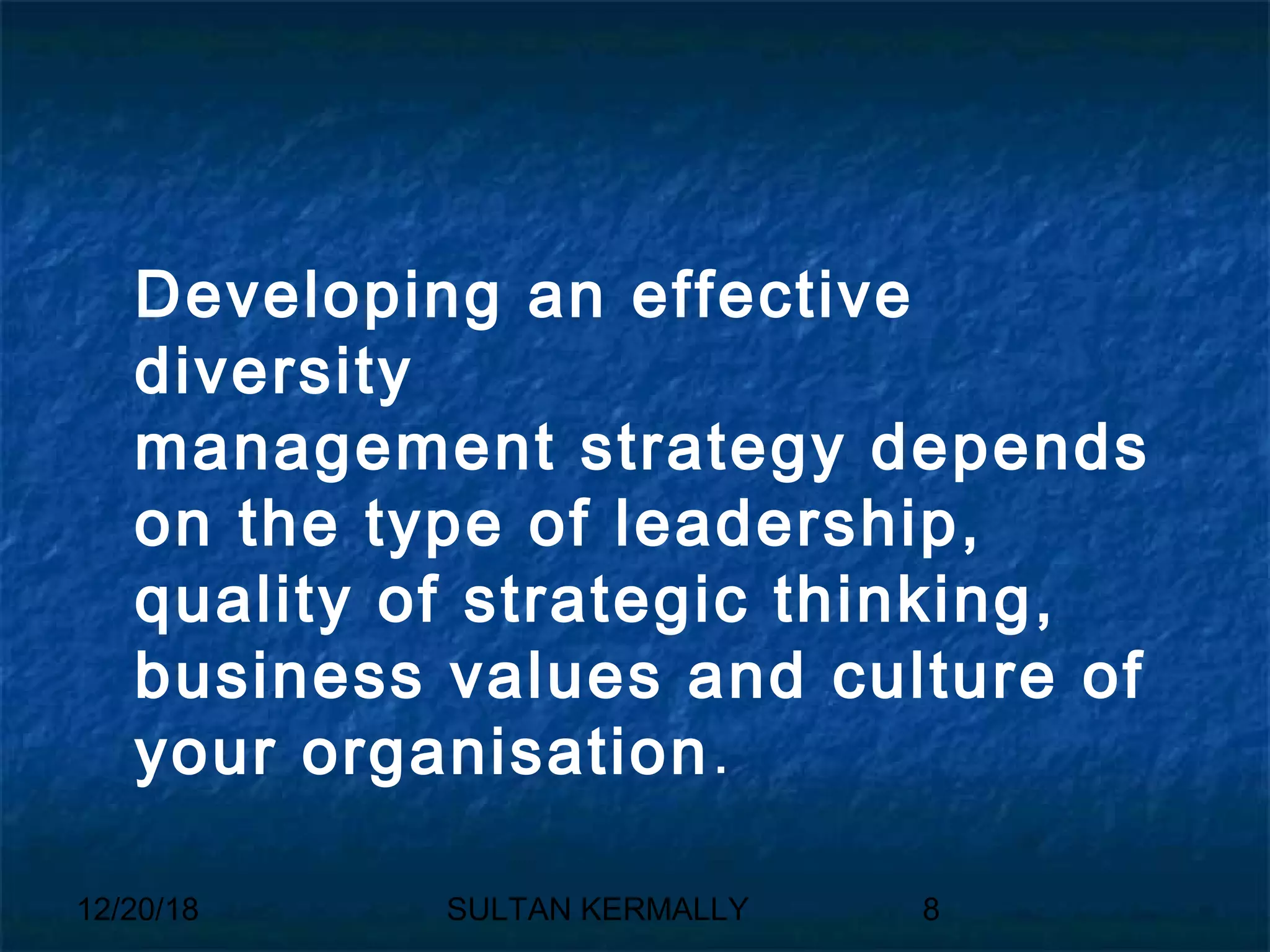 Managing diversity | PPT