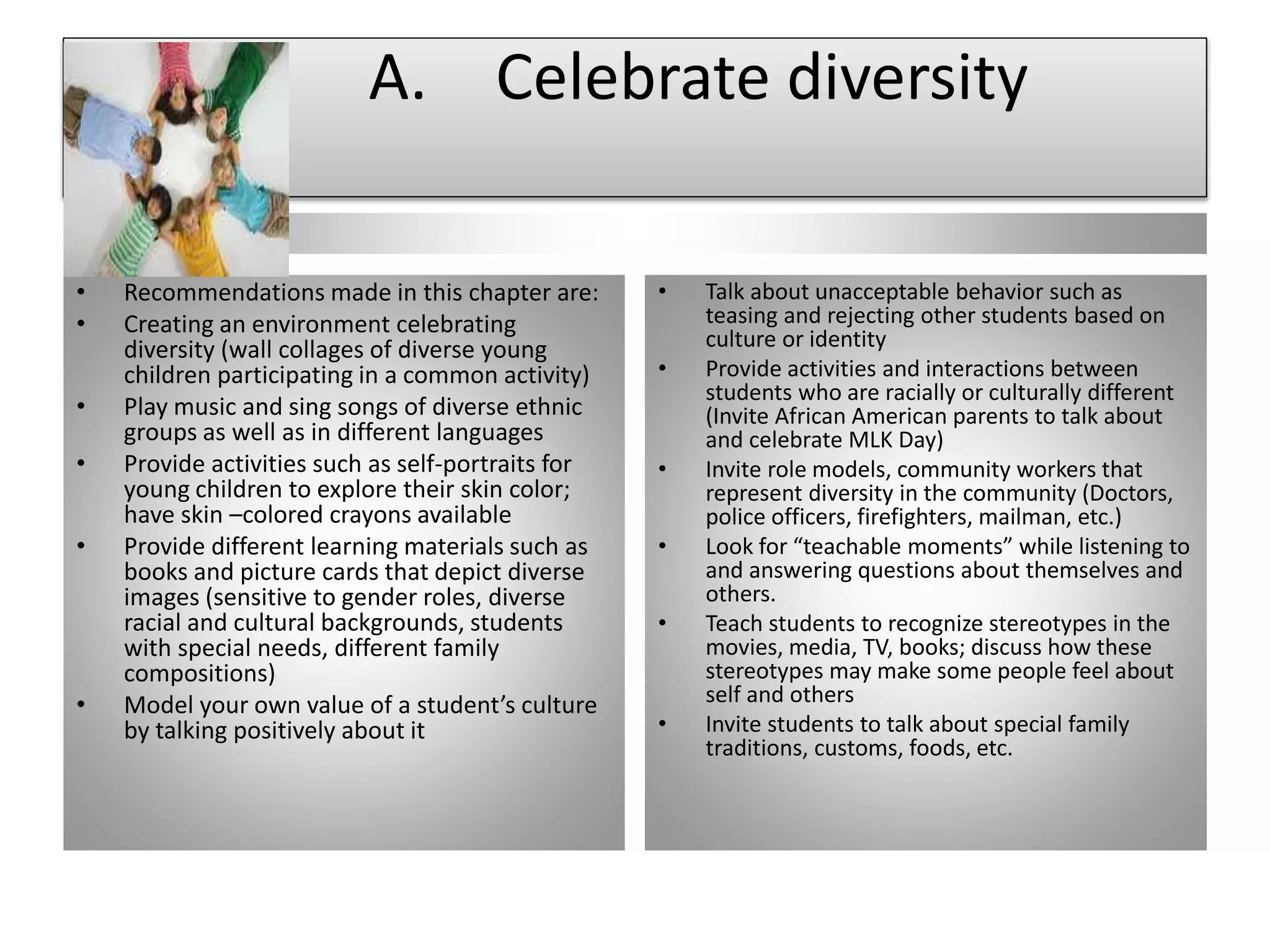 Managing diversity in the classroom by Arianny Saviñón & Team | PPTX ...