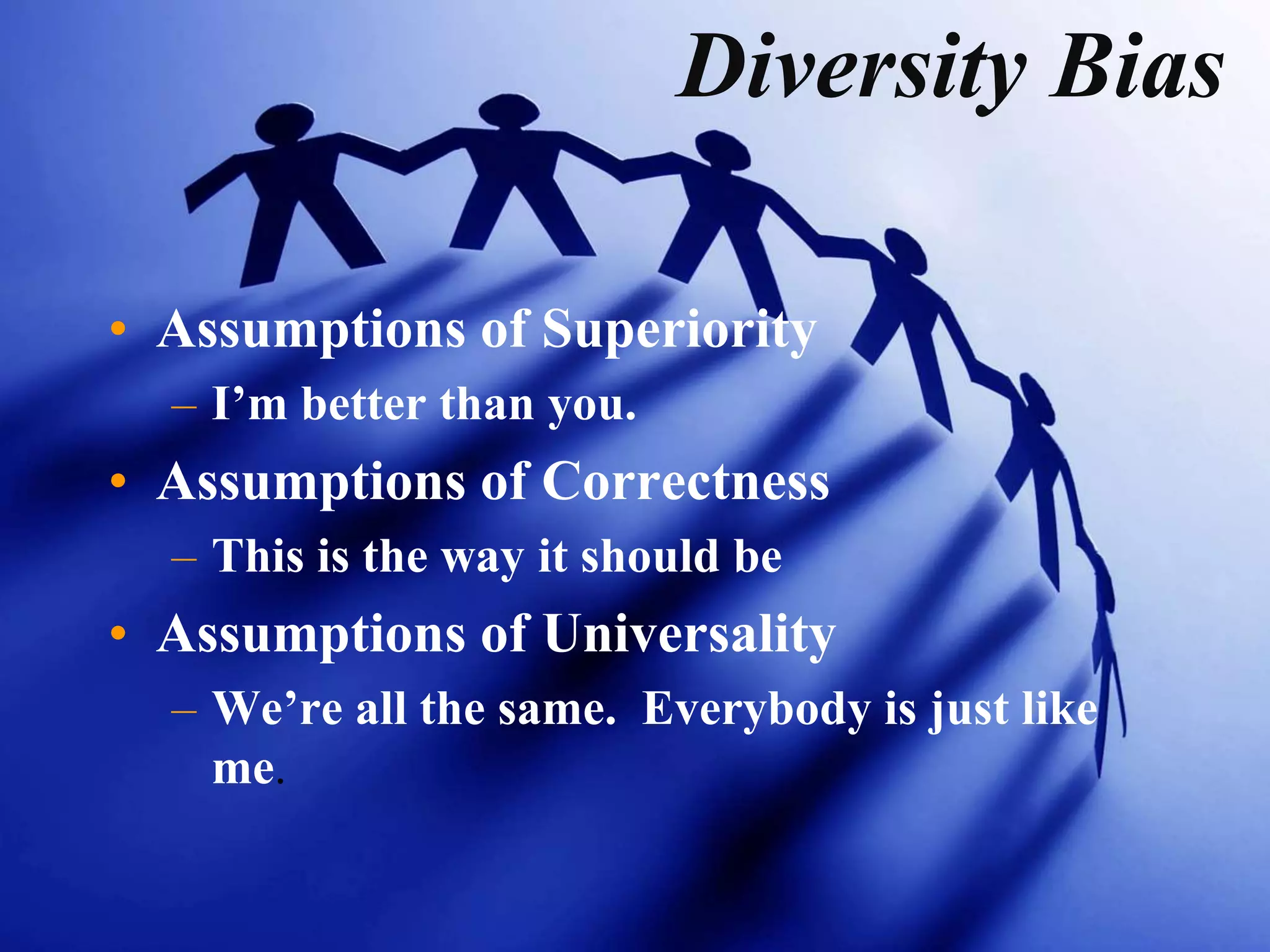 Managing diversity in the workplace | PPTX