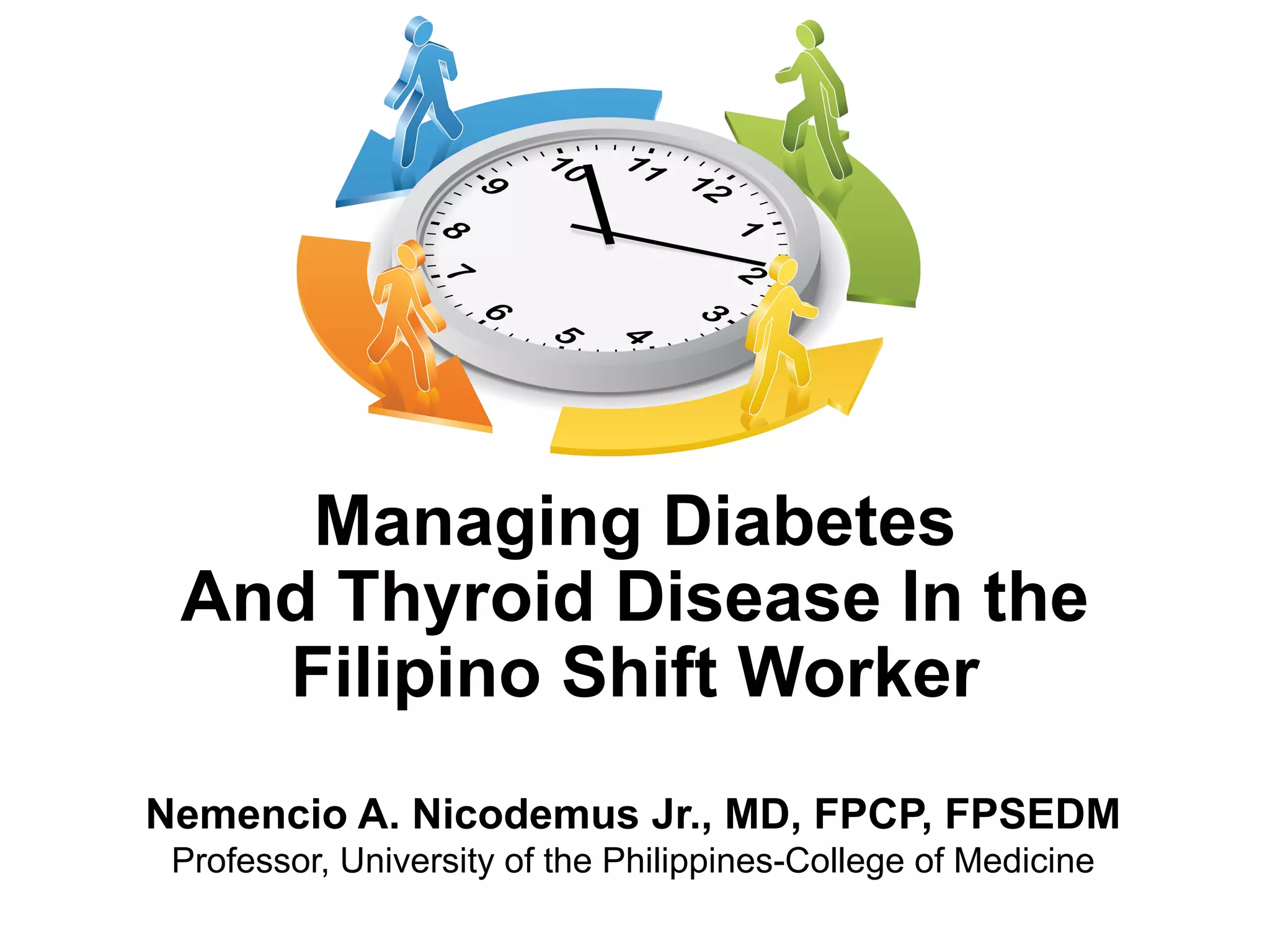 Managing DM and thyroid disease in shift workers | PDF | Thyroid ...