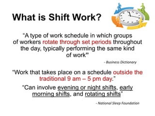 Managing DM and thyroid disease in shift workers | PDF
