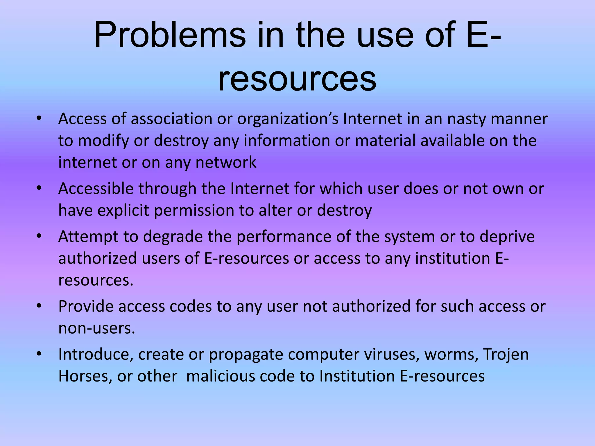 Managing e resources | PPTX