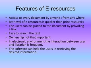 Managing e resources | PPTX