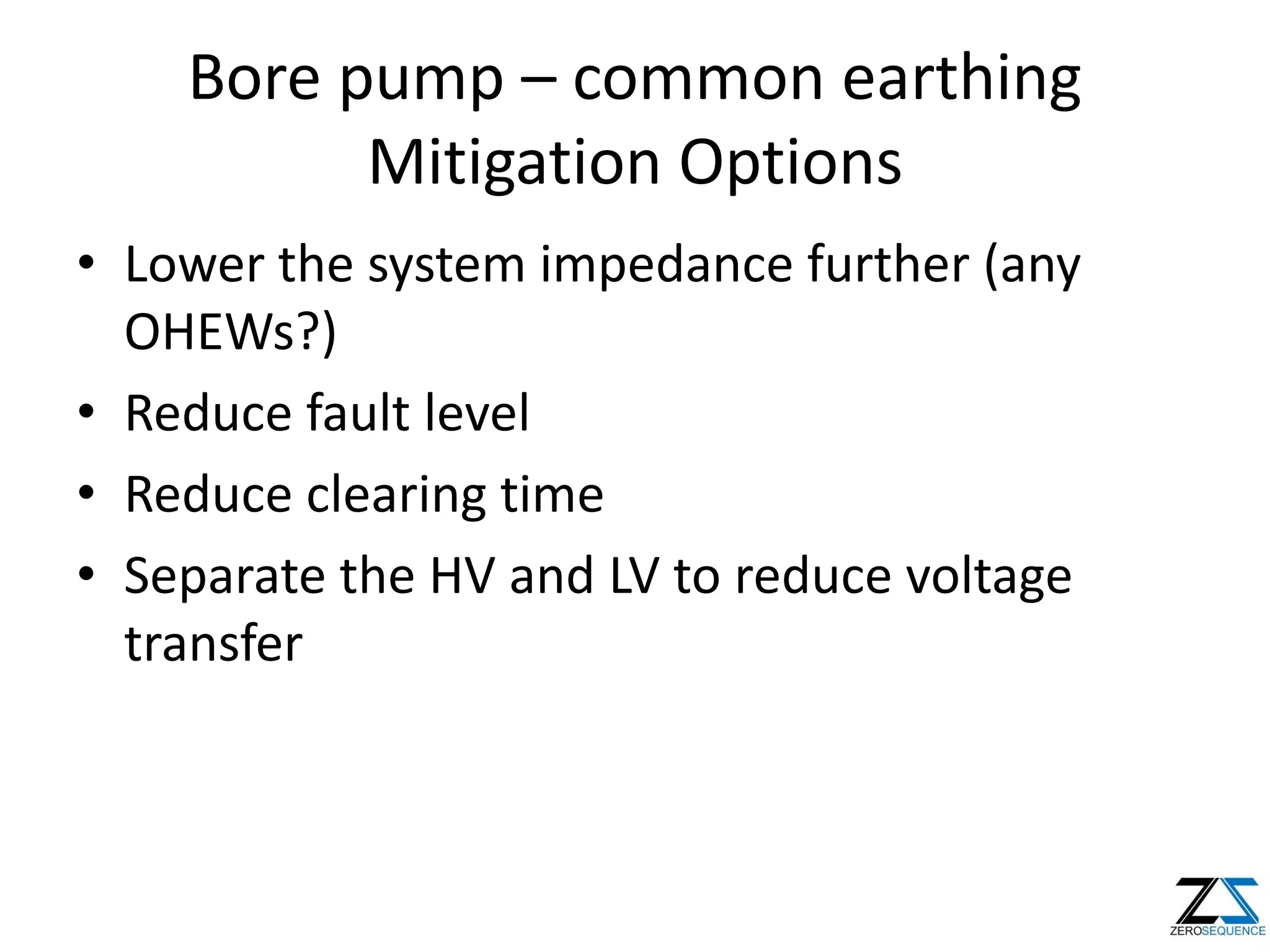 Managing earthing hazards around pole top transformers at mines and ...