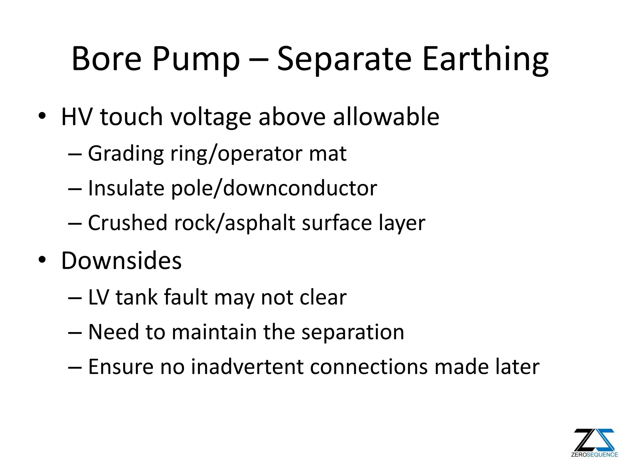Managing earthing hazards around pole top transformers at mines and ...