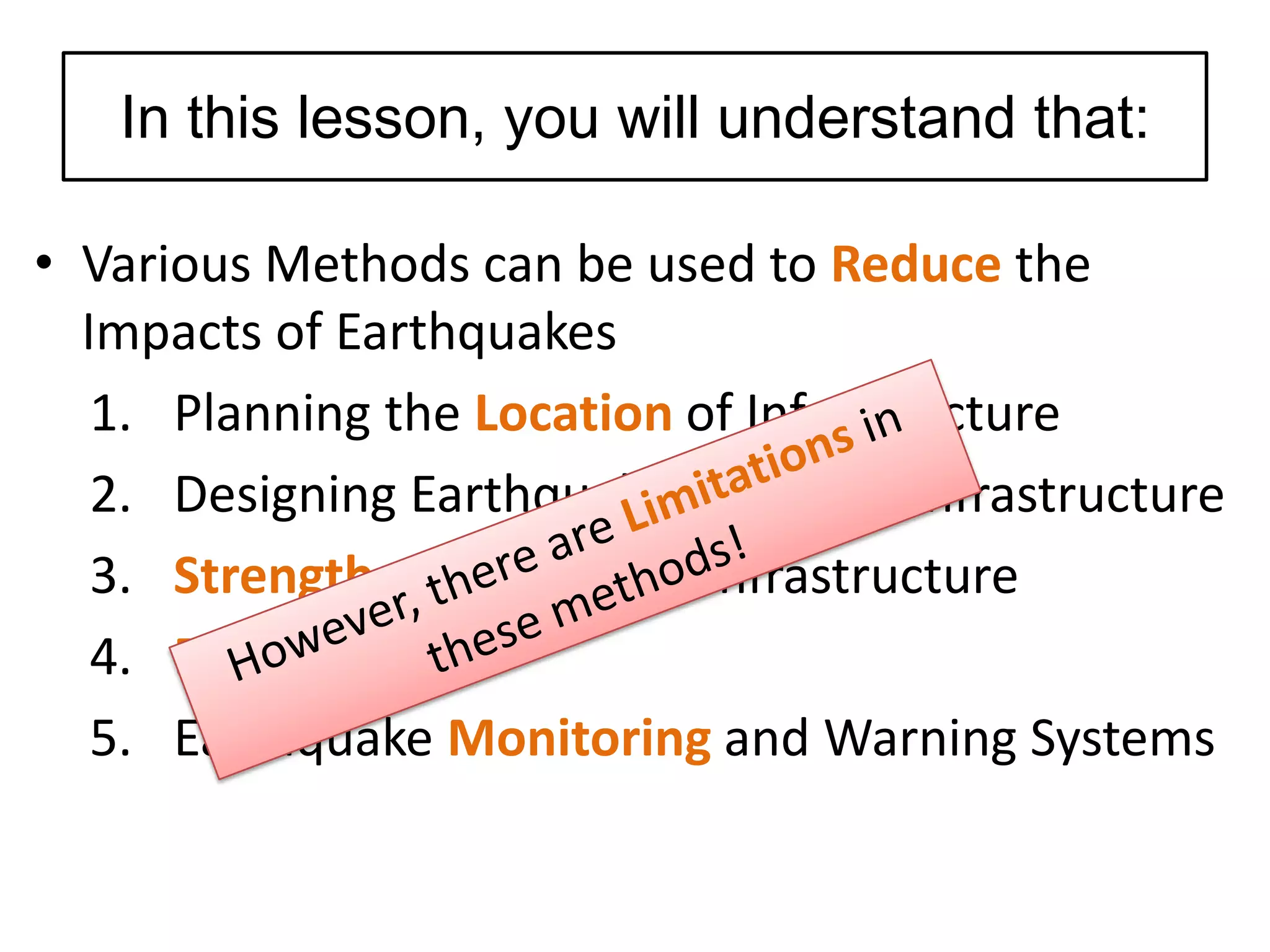 Managing Earthquakes | PPTX