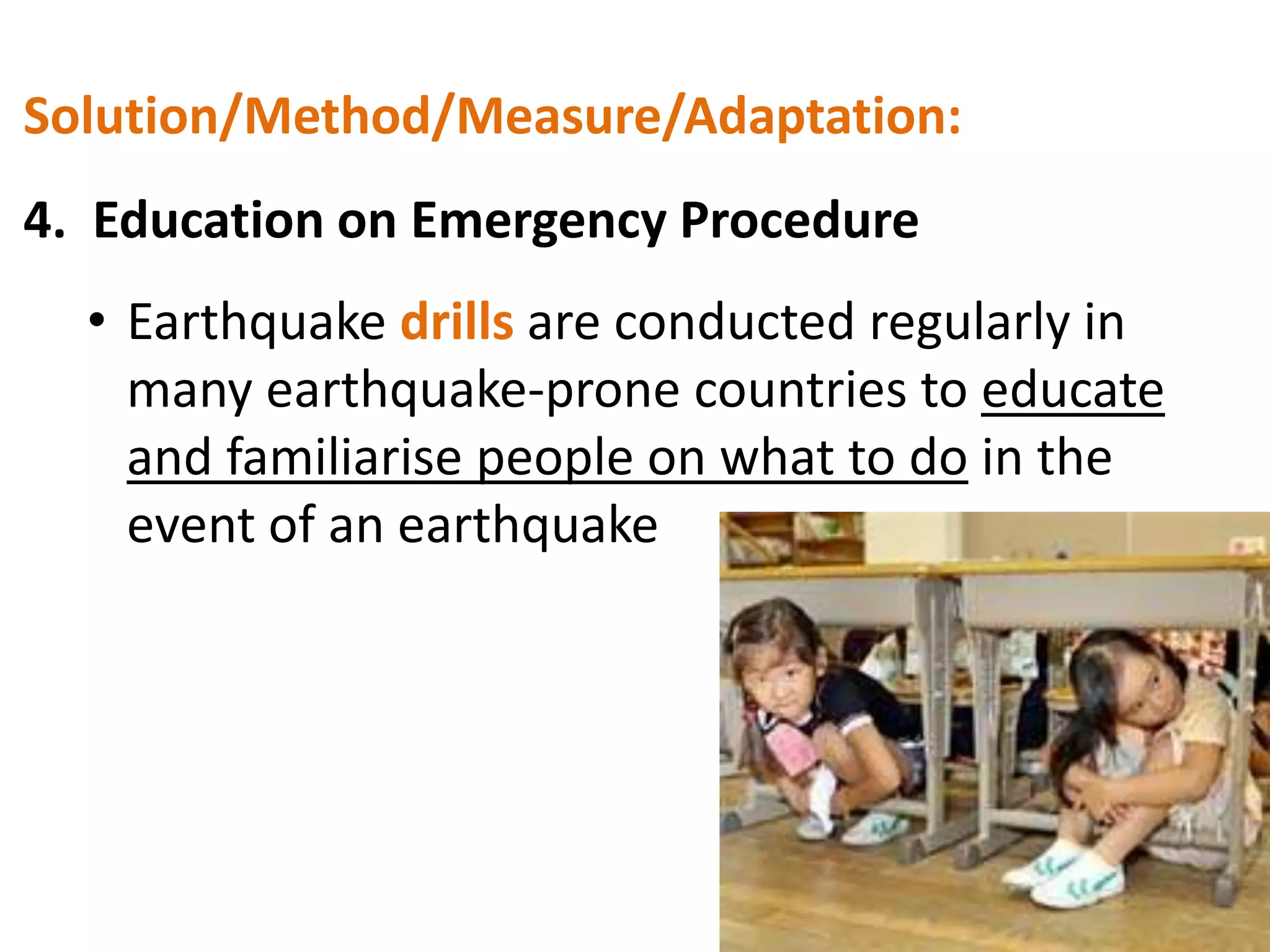 Managing Earthquakes | PPTX